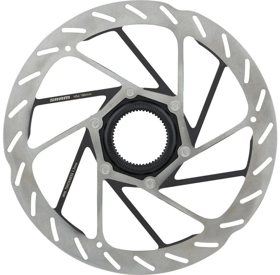 Ротор гальмівний SRAM HS2 180mm Center Lock (includes lockring) Rounded ...