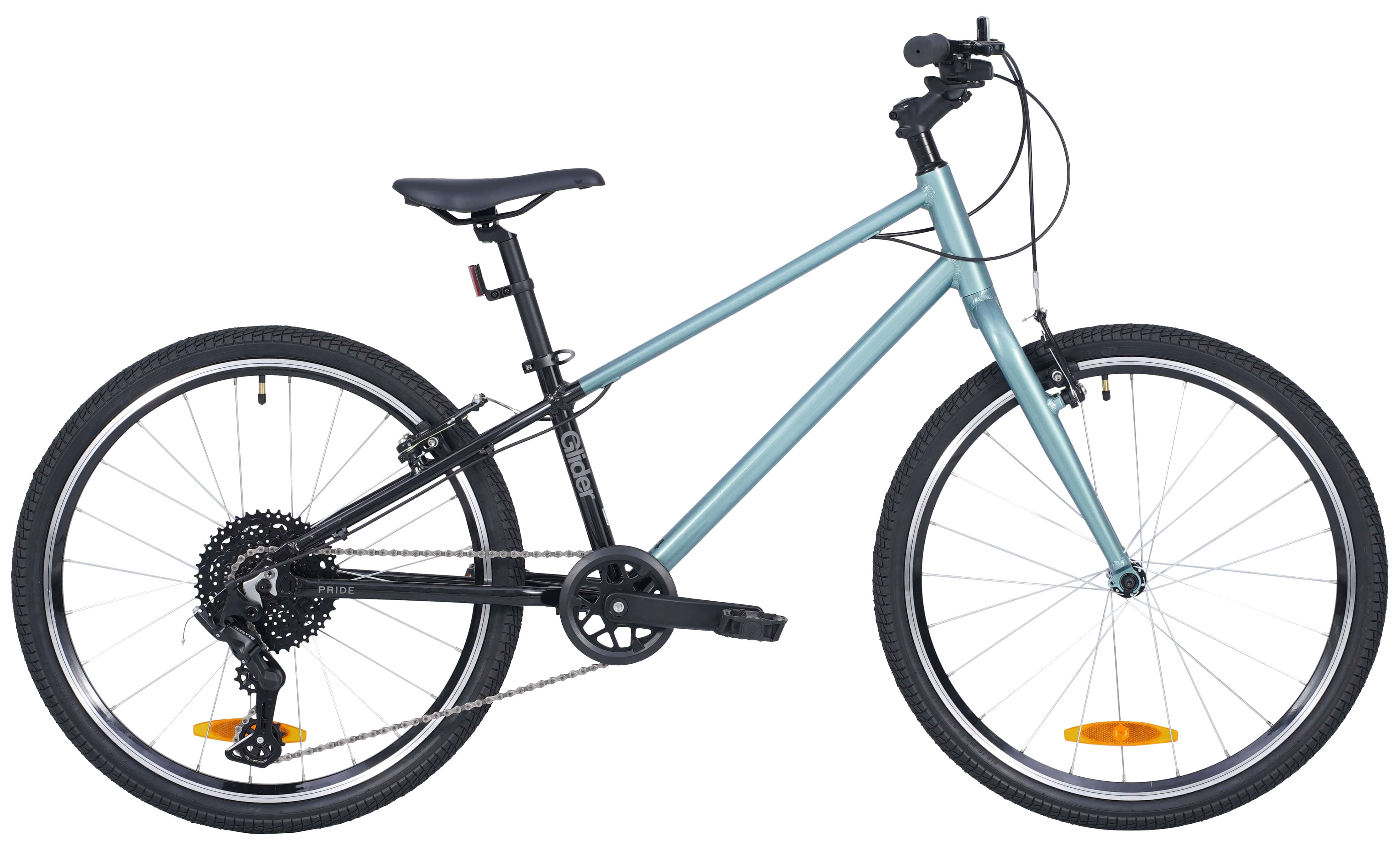 Велосипед 24" Pride GLIDER 4.1 2025 сіро-блакитний - ціни, відгуки, фото, характеристики ...