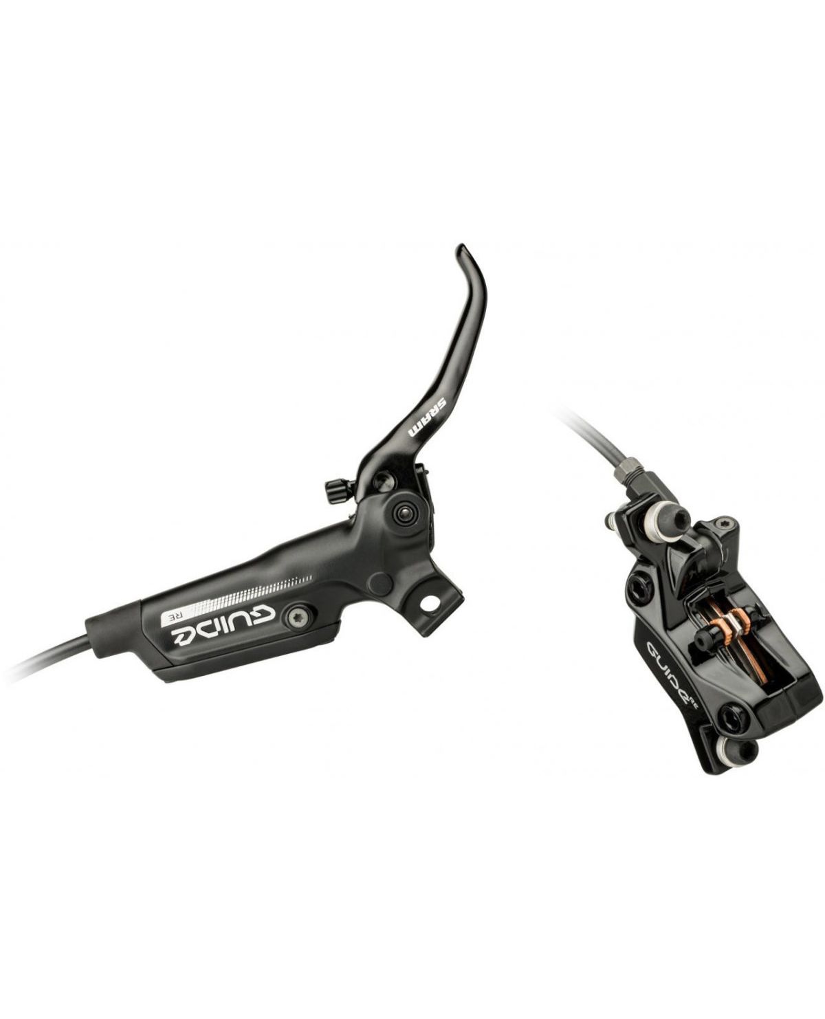 Гальма дискові SRAM Guide RE Guide Gloss Black Rear 1800mm - купити в ...